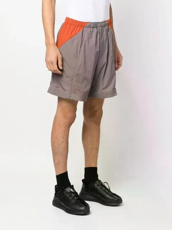 Y3 Colour-block Track Shorts
