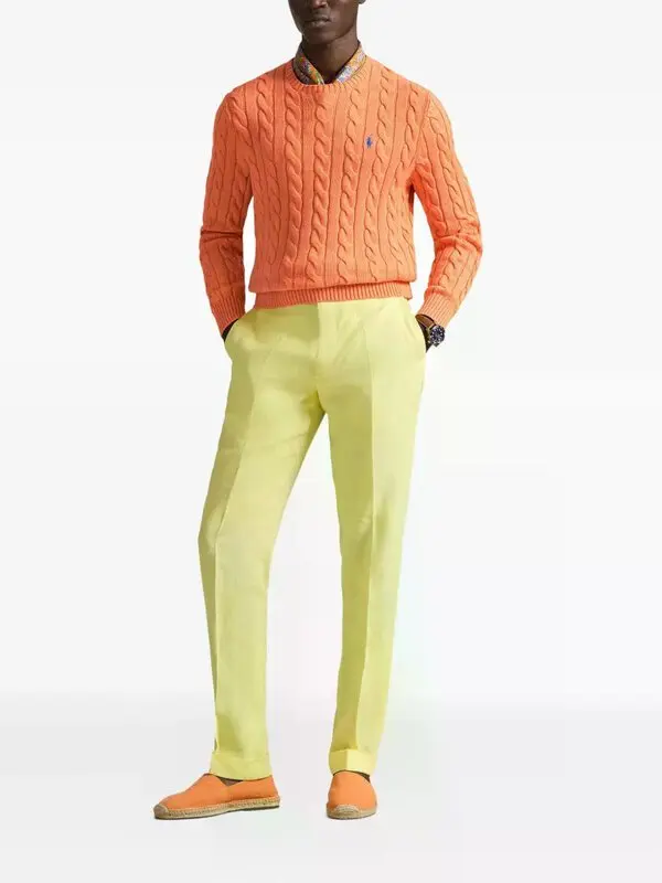 Polo Ralph Lauren Cable Knit Crew Neck Sweater