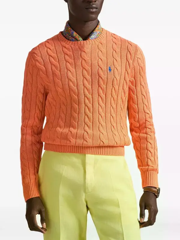 Polo Ralph Lauren Cable Knit Crew Neck Sweater