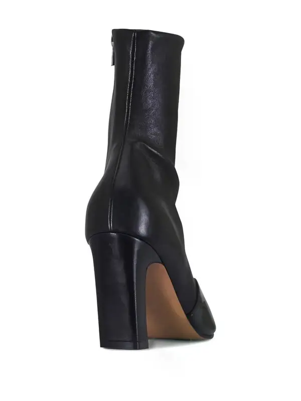 Khaite Leather Pointed Boots