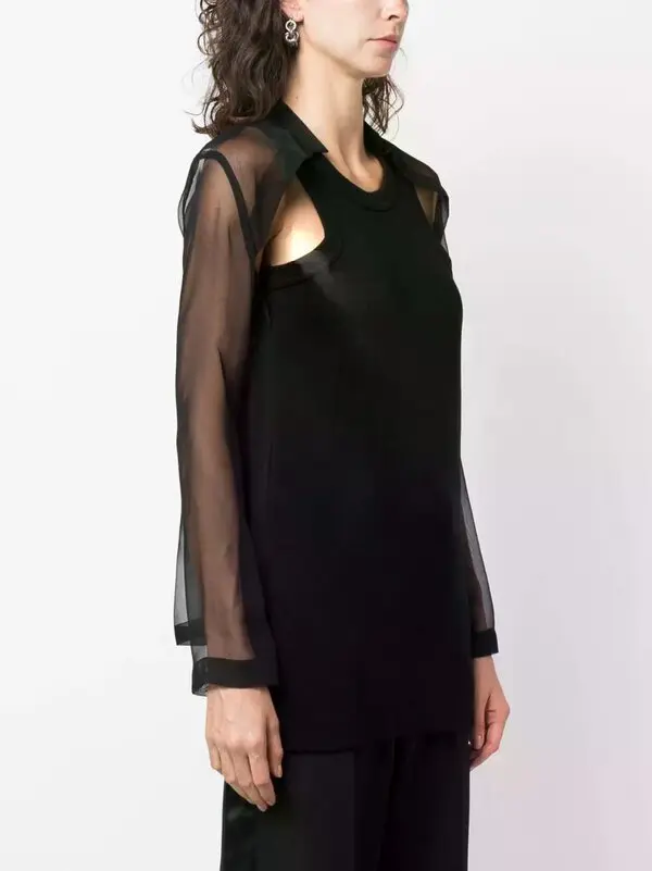 Sacai Layered Cut-out Top