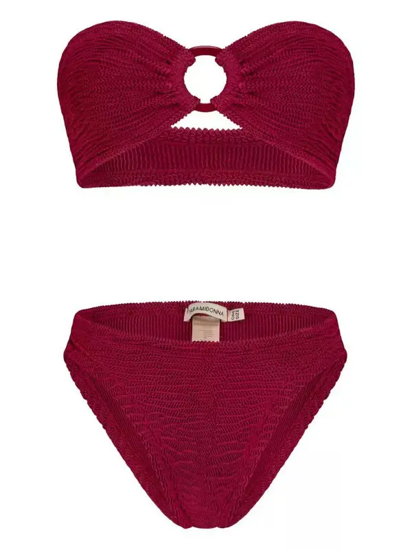 PARAMIDONNA Chloe Ring Two-piece Swimsuit - Red