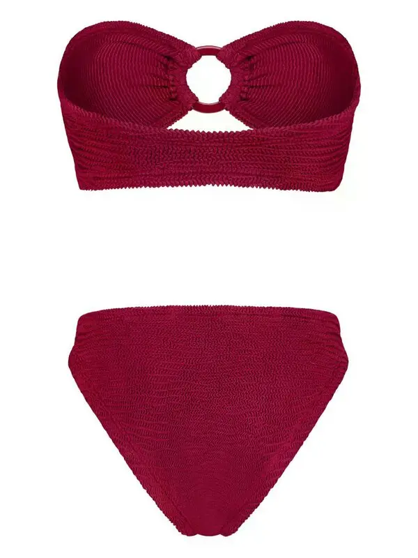 PARAMIDONNA Chloe Ring Two-piece Swimsuit - Red