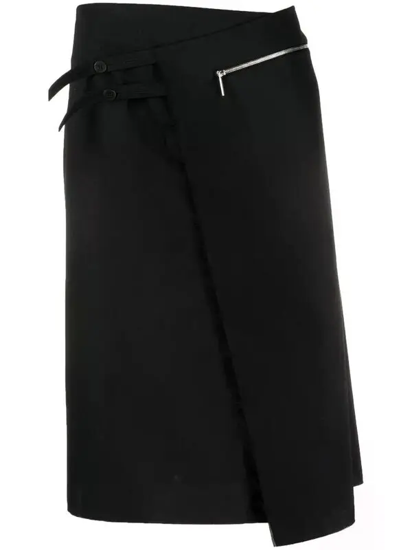 SAPIO Asymmetric Wrap Skirt