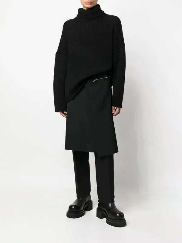 SAPIO Asymmetric Wrap Skirt