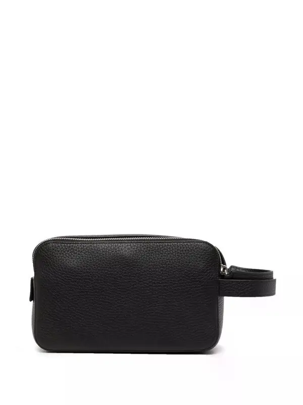Mulberry Double Zip Leather Wash Bag