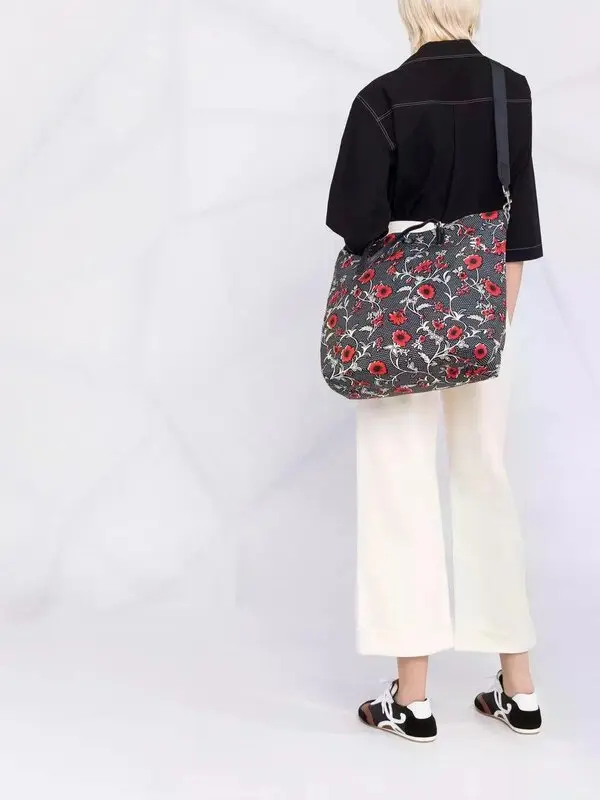 Tory Burch Floral Print Tote Bag