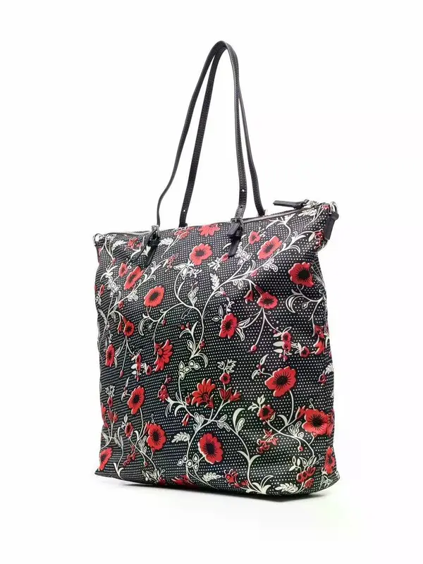 Tory Burch Floral Print Tote Bag