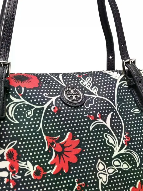 Tory Burch Floral Print Tote Bag