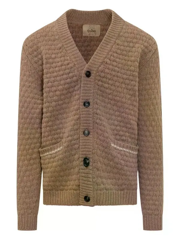 RAKKI Textured Knit Cardigan