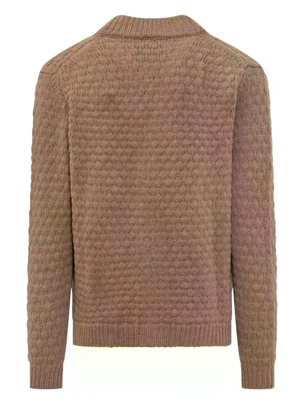 RAKKI Textured Knit Cardigan