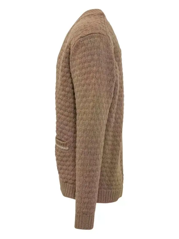 RAKKI Textured Knit Cardigan