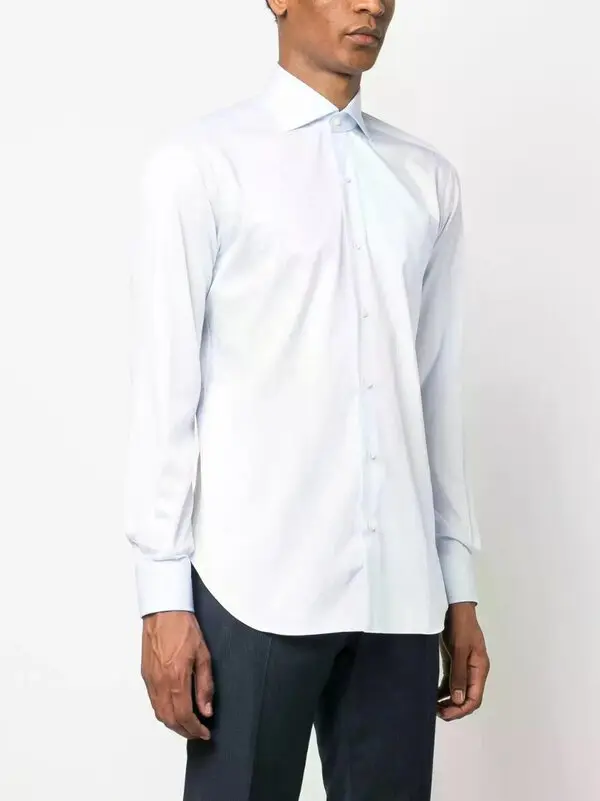 BARBA NAPOLI Long-sleeve Cotton Shirt