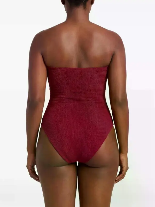 PARAMIDONNA Frida Textu Swimsuit - Red