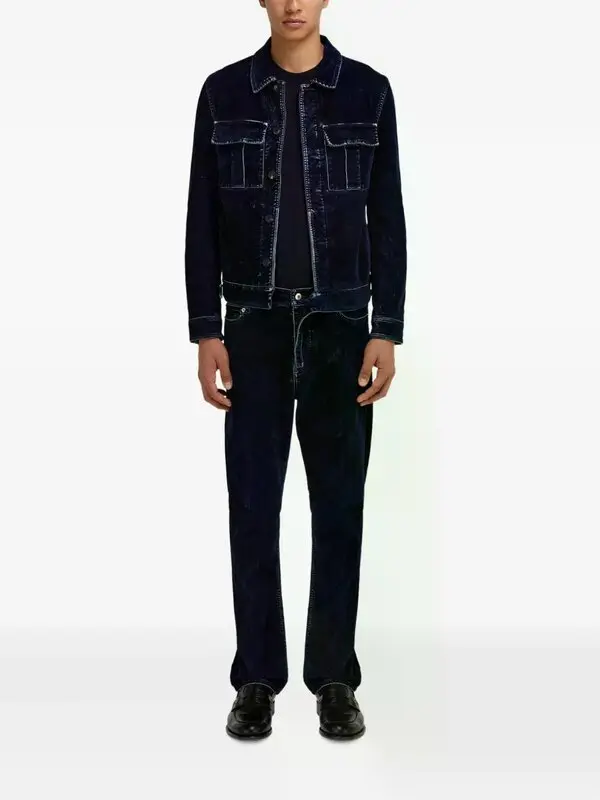 FERRAGAMO Five-pocket Logo Patch Trousers