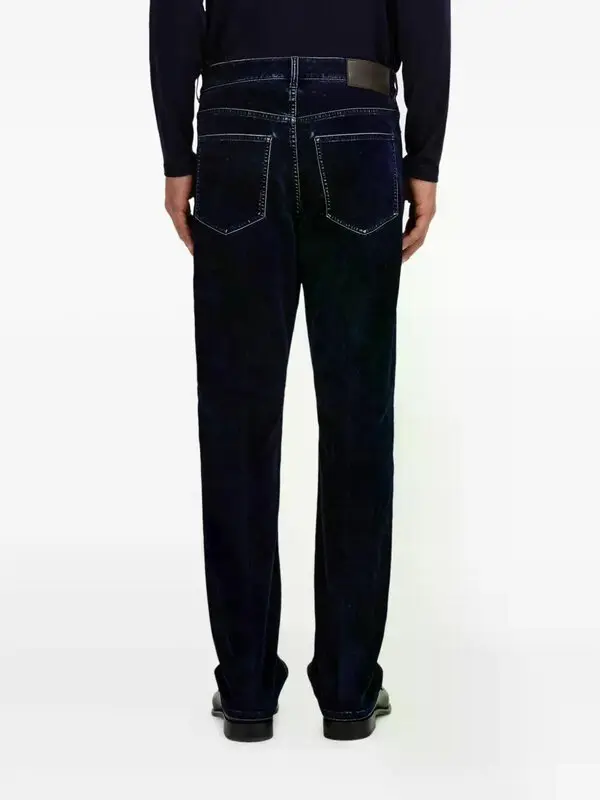 FERRAGAMO Five-pocket Logo Patch Trousers