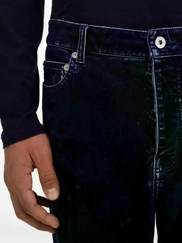 FERRAGAMO Five-pocket Logo Patch Trousers