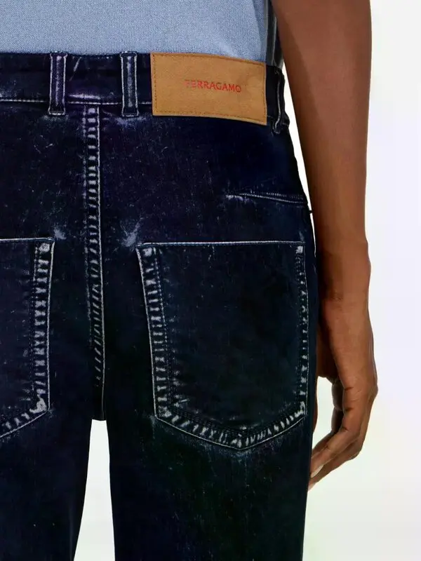 FERRAGAMO Flocked Five-pocket Trousers