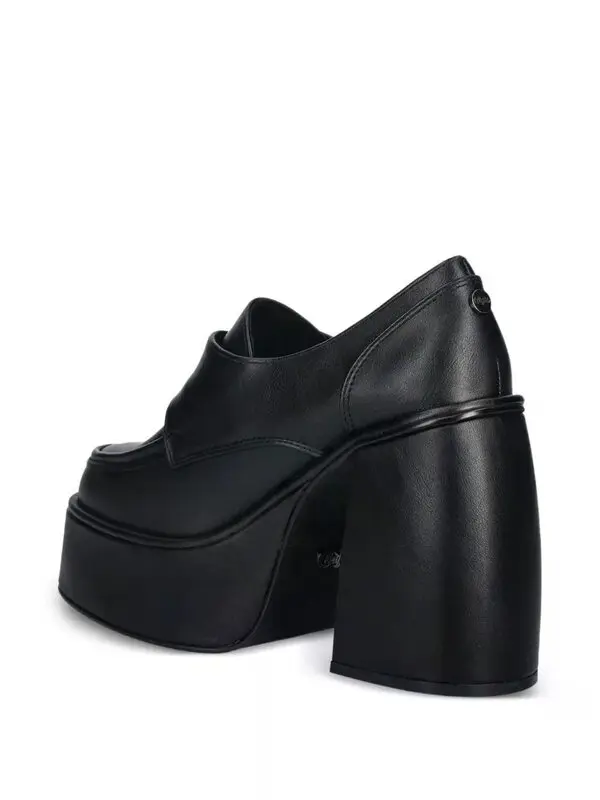 BUFFALO 125mm Heart Buckle Platform Pumps