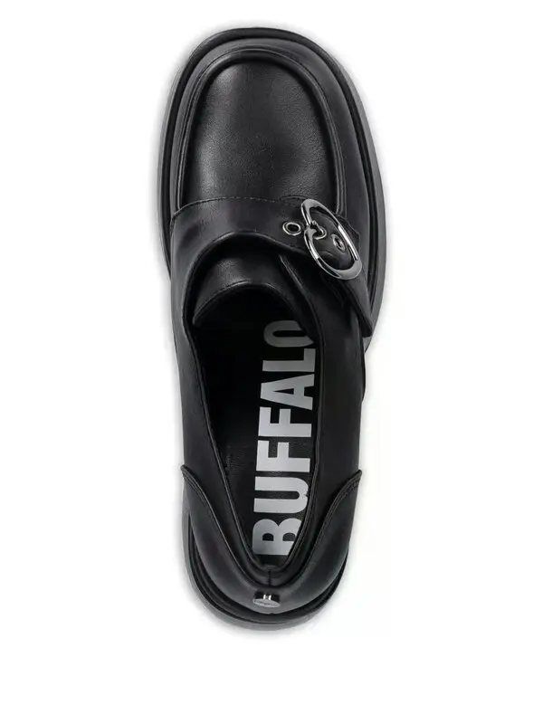 BUFFALO 125mm Heart Buckle Platform Pumps