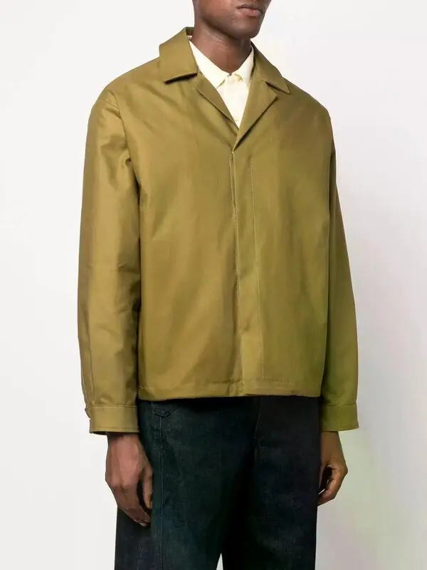 COSTUMEIN Notched-collar Shirt Jacket - Blue