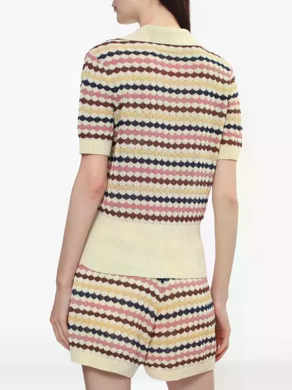 Zimmermann Awaken Scalloped Knit Top