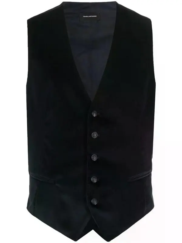 Tagliatore Single-breasted Paneled Waistcoat
