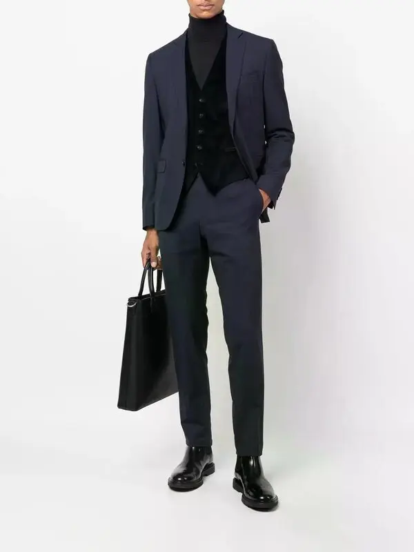 Tagliatore Single-breasted Paneled Waistcoat