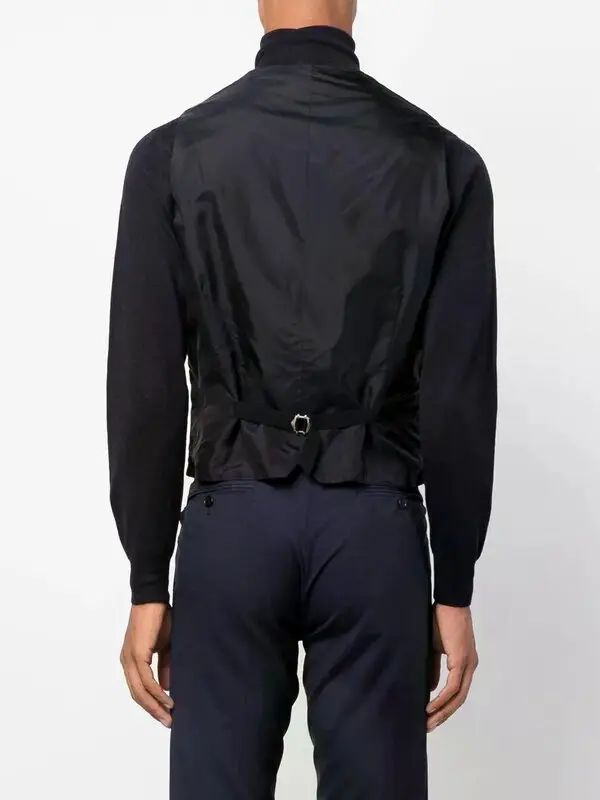 Tagliatore Single-breasted Paneled Waistcoat