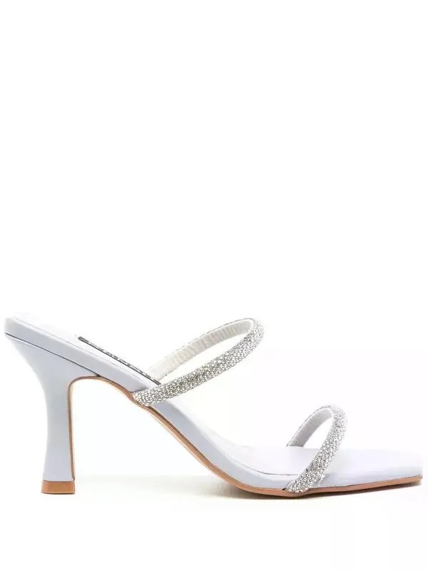 Senso Umber Iii Square-toe Sandals - Silver