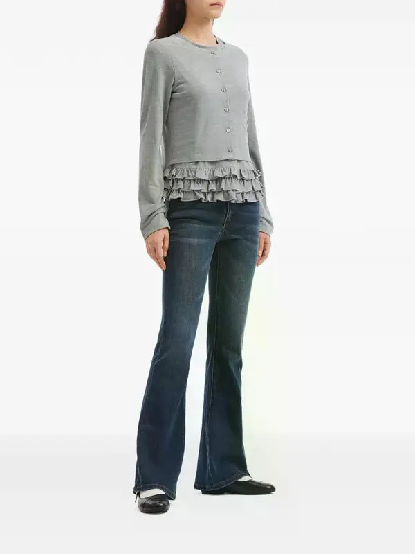 B+AB Ruffled Cardigan