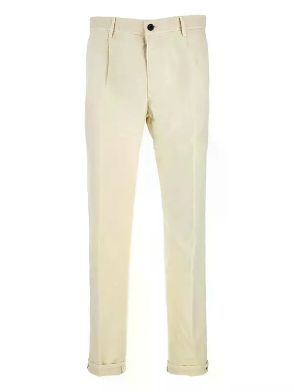 Incotex Pleated-front Trousers - Neutrals