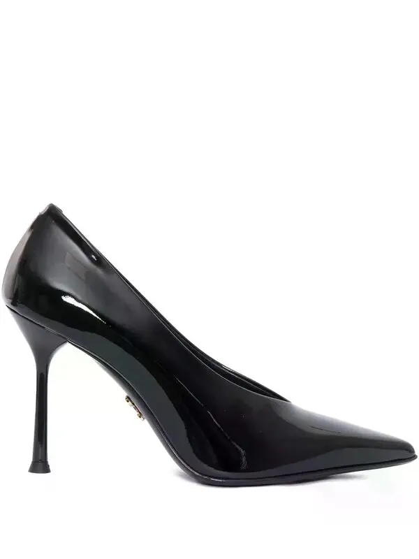 SERGIO LEVANTESI 100mm Moderna56 Leather Pumps