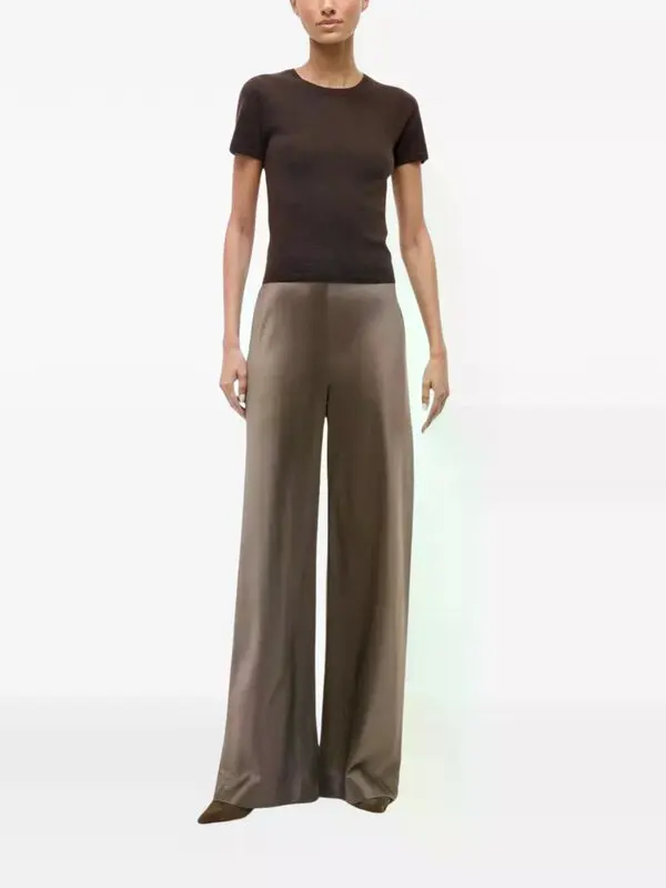 Staud Stroll Silk Trousers
