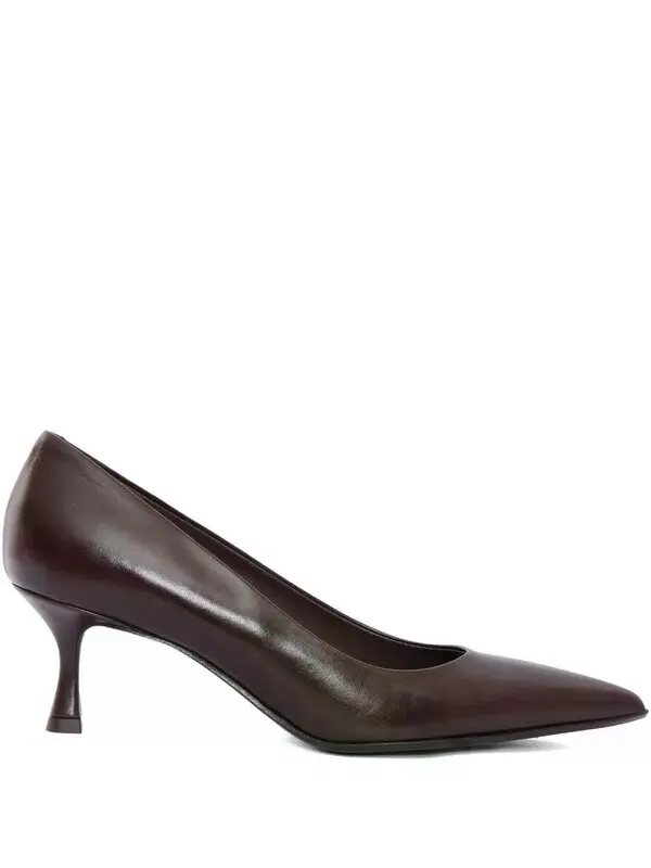 SERGIO LEVANTESI Brunella56 Pointed Pumps - Brown