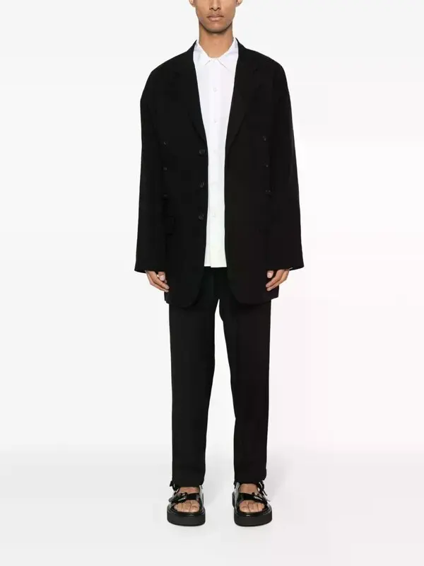 Yohji Yamamoto Single-breasted Coat