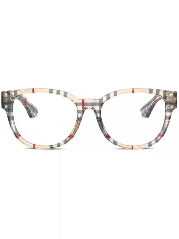 Burberry Vintage Check Eyeglasses - Grey