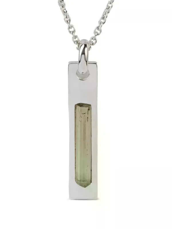 PARTS OF FOUR Plate Zultanite Necklace - Silver