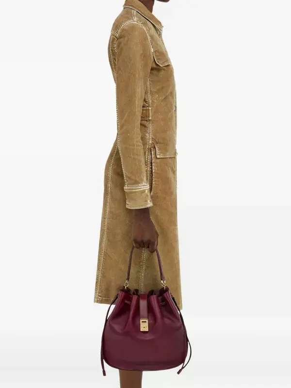 FERRAGAMO Gancini Detail Bucket Bag