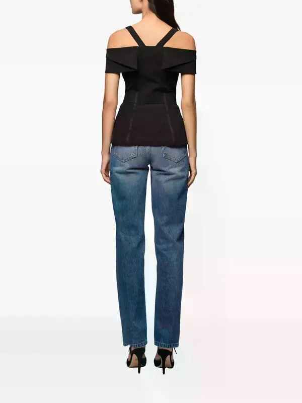 MURMUR Buttoned Off-shoulder Top
