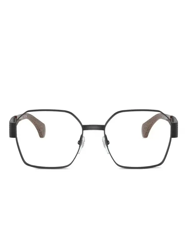 ALAIN MIKLI Geometric-frame Glasses - Black