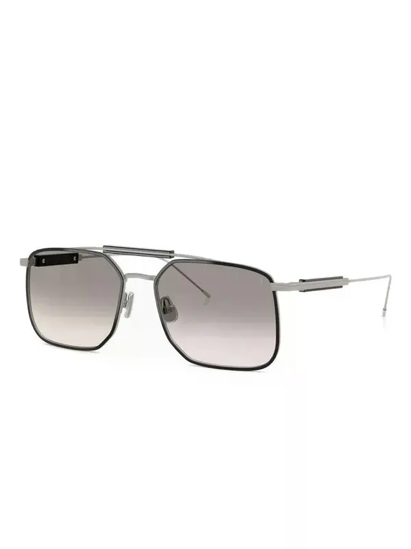 Brunello Cucinelli Square Double-bridge Sunglasses