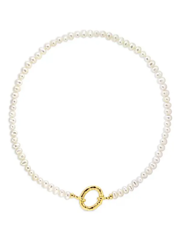 OBSIDIAN Odyssey Pearl Necklace - Gold