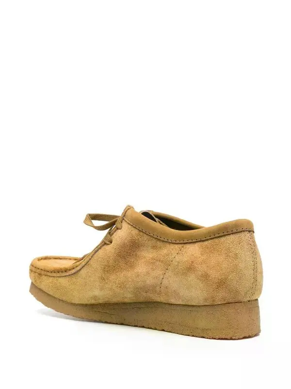 Clarks Wallabee Lace-up Derby Shoes - Yellow