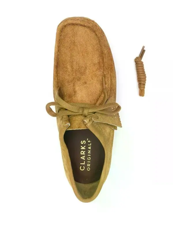 Clarks Wallabee Lace-up Derby Shoes - Yellow