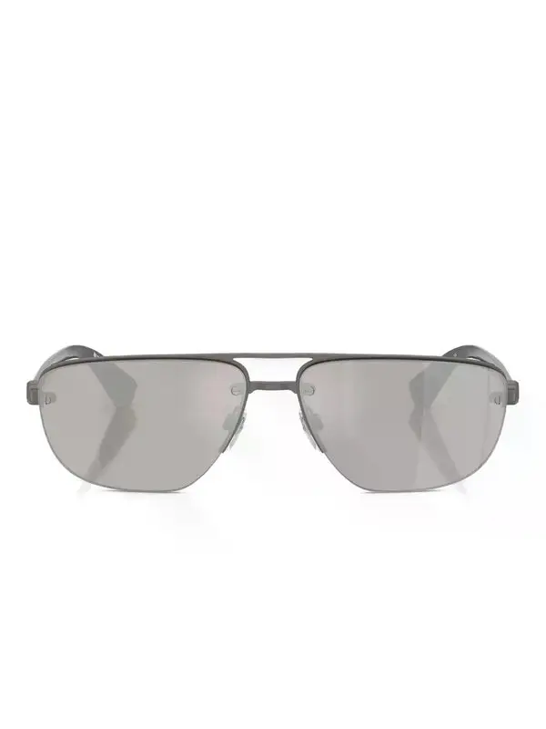 Burberry Rectangle-frame Sunglasses - Grey