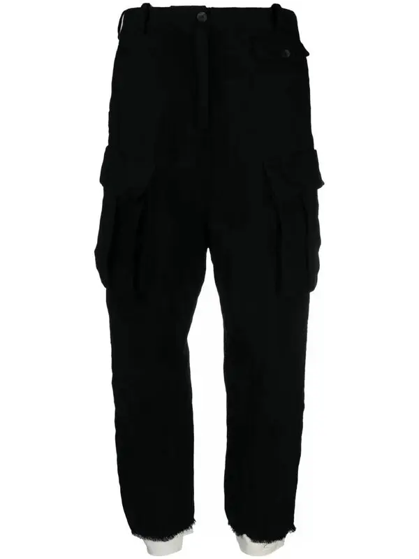 Masnada Cropped Cargo Trousers