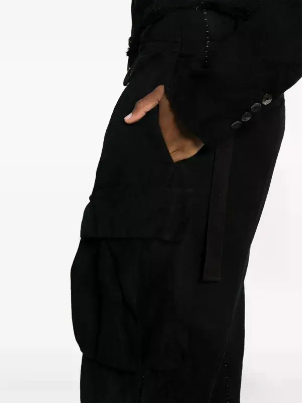 Masnada Cropped Cargo Trousers