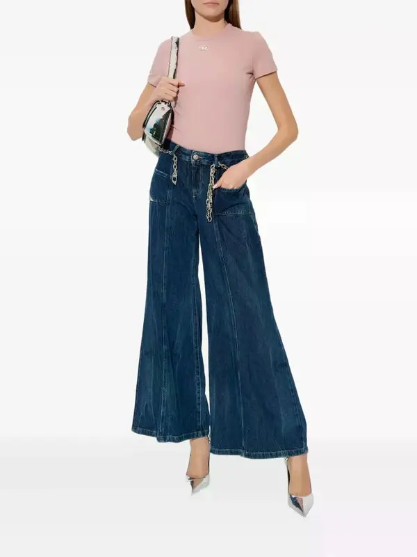 DIESEL® D-akii Paneled Jeans