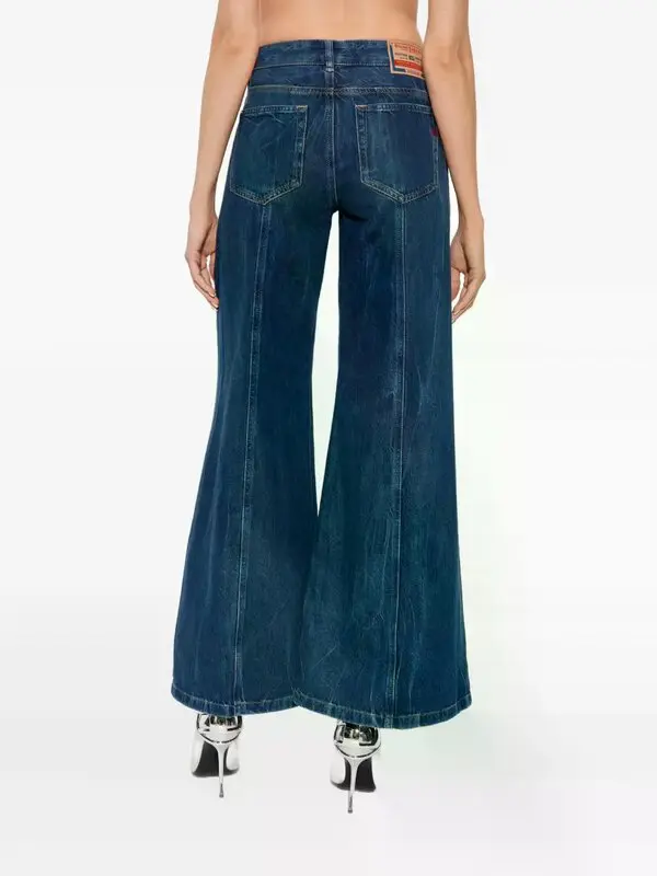 DIESEL® D-akii Paneled Jeans